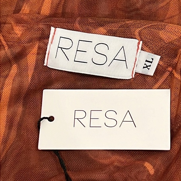 RESA | Dresses | Resa Margot Mesh Maxi In Flame | Poshmark